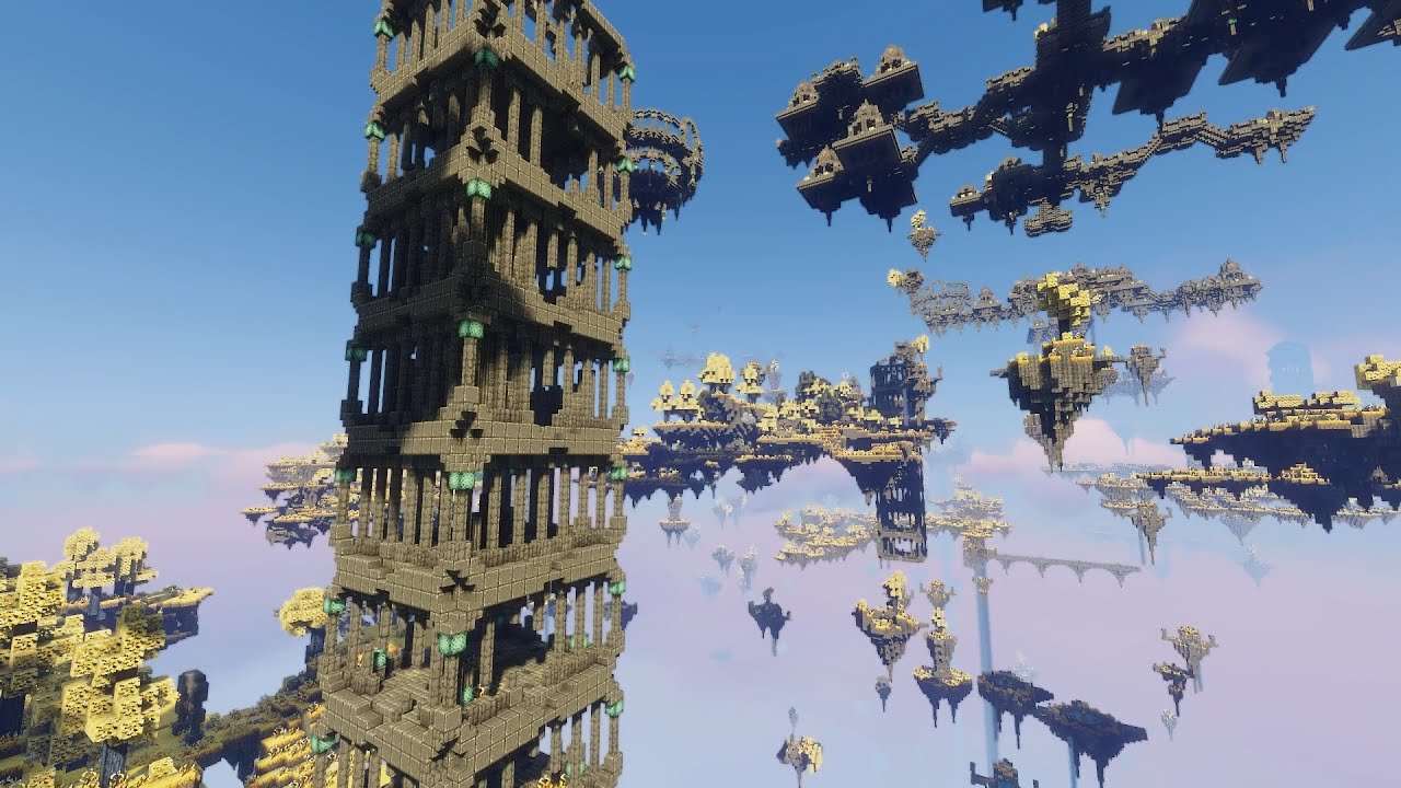 Minecraft's BEST Sky Island Mod! - YouTube