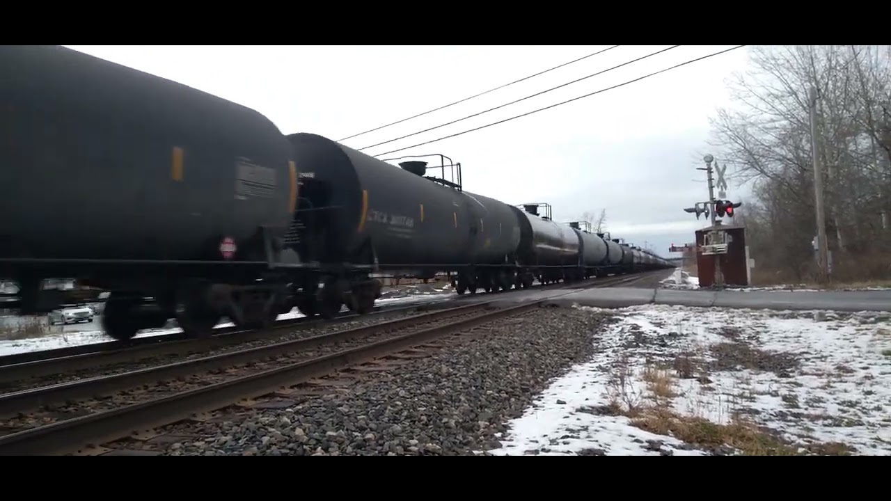 3:30 csx B776 UP-8416 sd70ace thunder cab/UP-6898 none flag unit westbound at trablot road mp ...