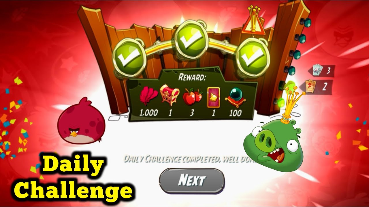 Angry Birds 2 Daily Challenge Terence Trail today - YouTube