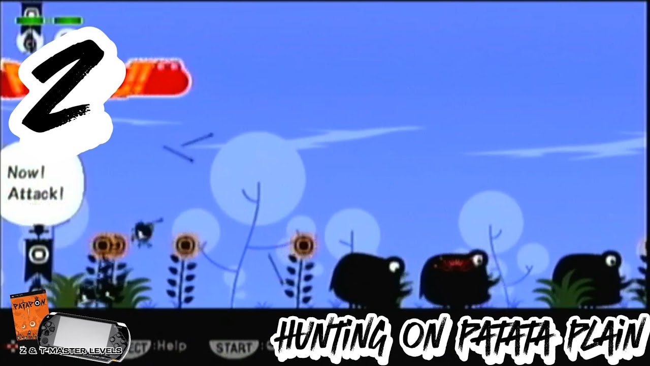 Patapon - PSP - Hunting on Patata Plain - YouTube