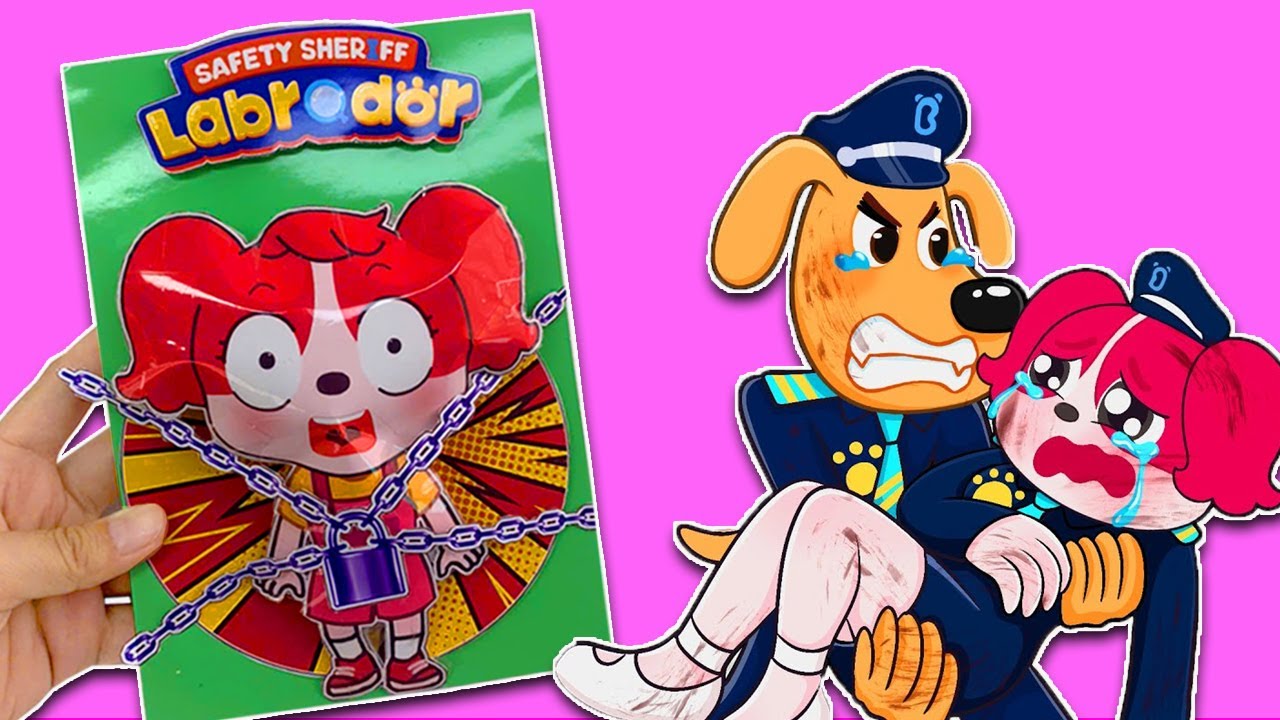 🔥Resue Sheriff Papillon | Sheriff Labrador DIY Paper ️ Make Quiet Book ...
