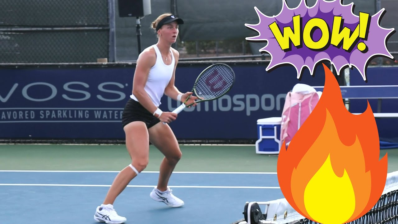 Liudmila Samsonova 🔥🎾 slow motion 🔥🎾 San Diego Open 🎾 WTA tennis 2022 🎾 ...