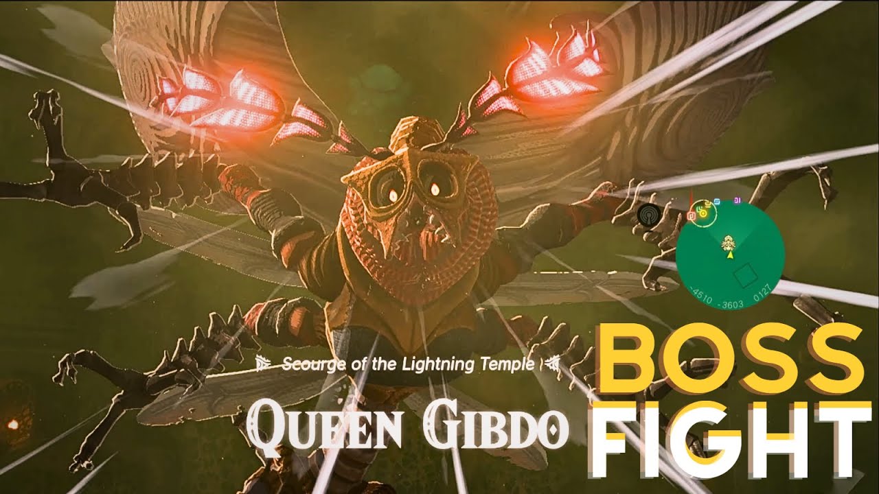 GIBDO QUEEN BOSS FIGHT - ZELDA TEARS OF THE KINGDOM - YouTube