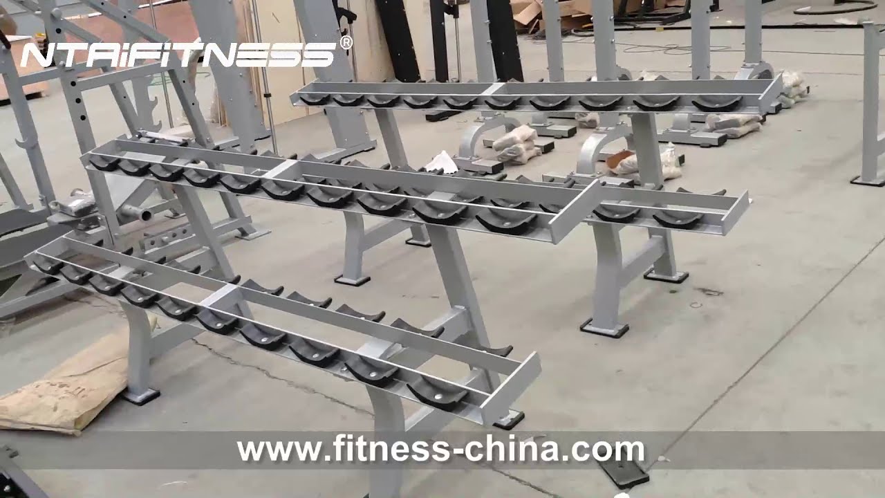 2 Tier Dumbbell Rack - Ntaifitness Two Tier Dumbbell Weight Rack for ...