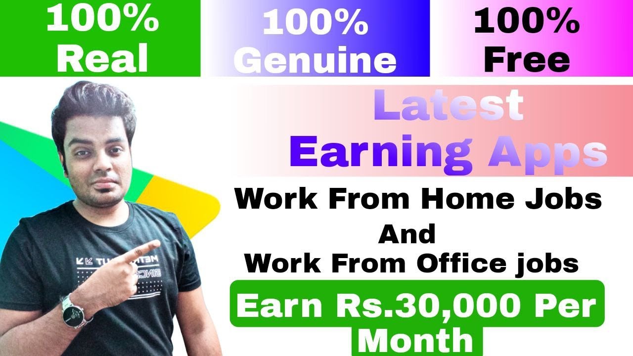 Best Part Time job on mobile | Top 5 Money Earning App In 2022 ...