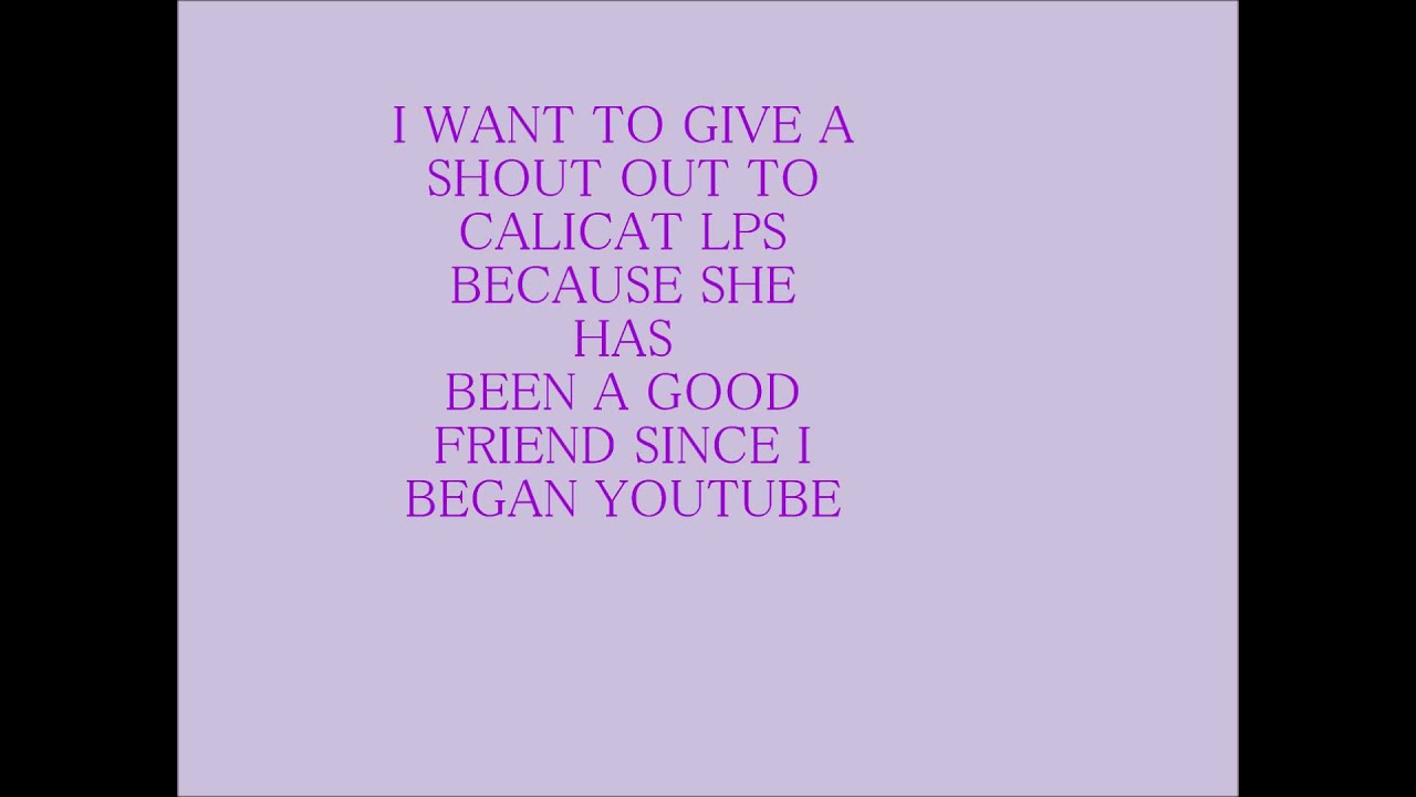 SHOUT OUT VIDEO !!! - YouTube