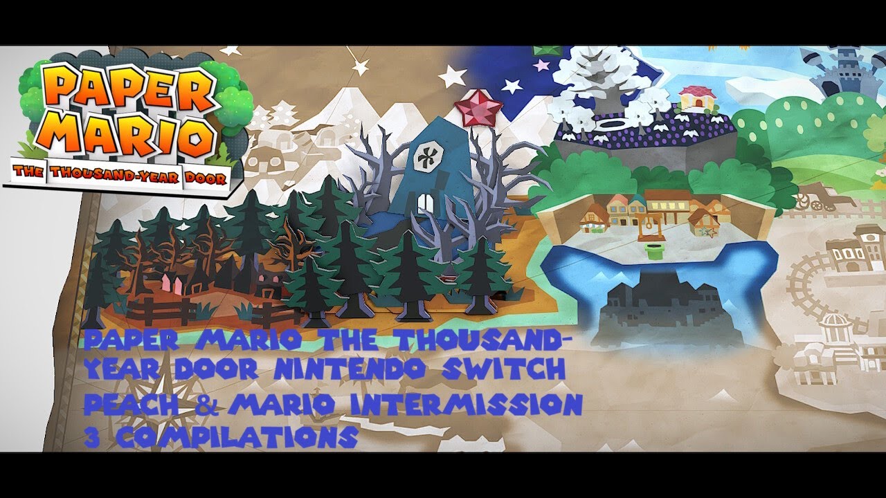 Paper Mario: The Thousand Year Door Nintendo Switch - Peach & Mario ...