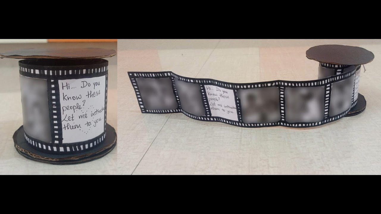 Film Roll Photo Album | DIY | By Jahnavi Bathia - YouTube