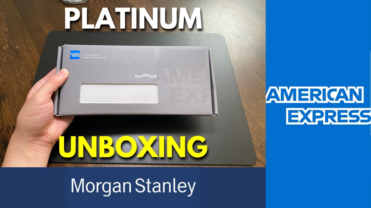 UNBOXING and Invest with Rewards | Morgan Stanley AMEX Platinum - YouTube