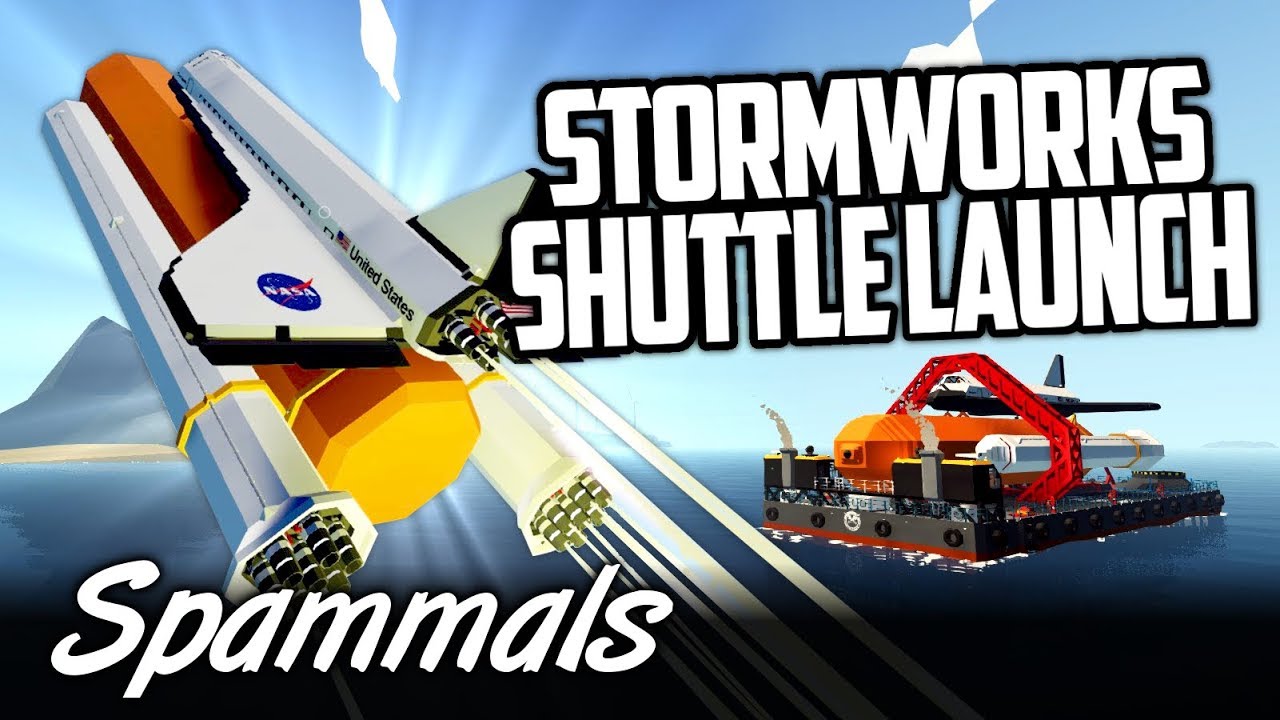 Stormworks | Space Shuttle Launch Ship! - YouTube
