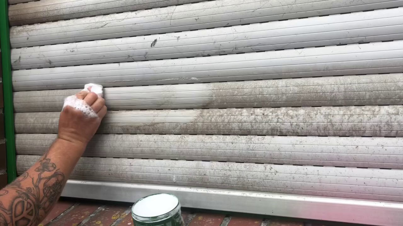 Elegantes Rolladen Reinigen Feststehendes Fenster Ebenbild