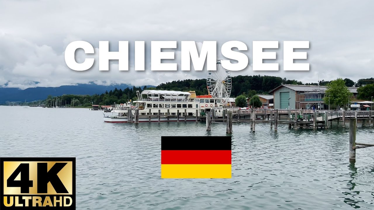 Chiemsee, The Lake with 3 Islands in Germany 4K 60fps Ultra HD - YouTube