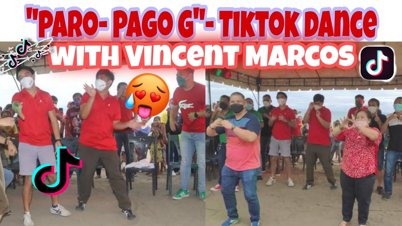 "PARO- PARO G"TikTok Dance with VINCENT MARCOS/BUNSO😅🥰😘 #vincentmarcos ...