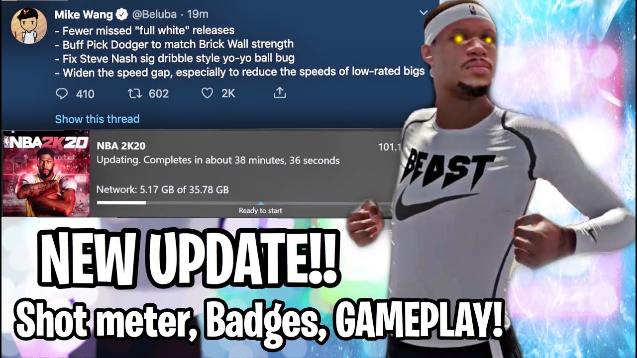 NBA 2k20 UPDATED AGAIN! Progression BUFF! Pick Dodger BUFF! Shot Meter ...