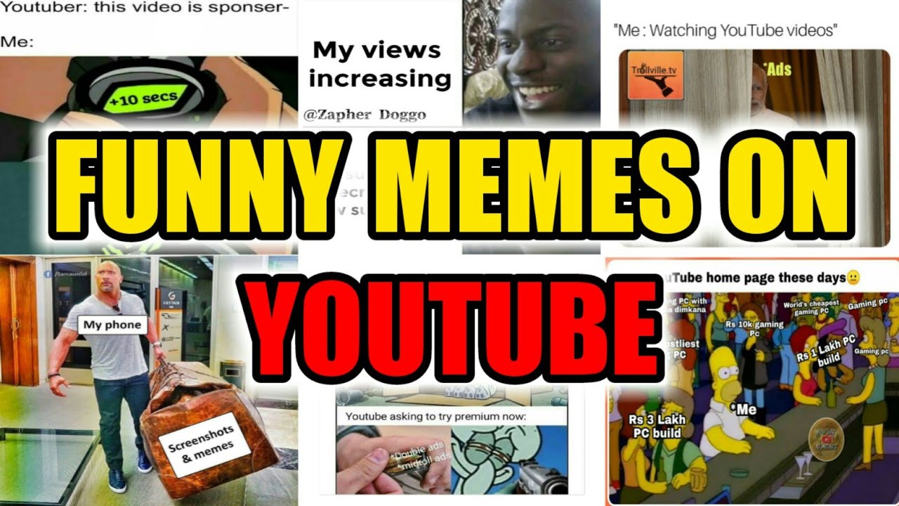 Funny Memes on YouTube | Memes of YouTube | Youtube Memes - YouTube