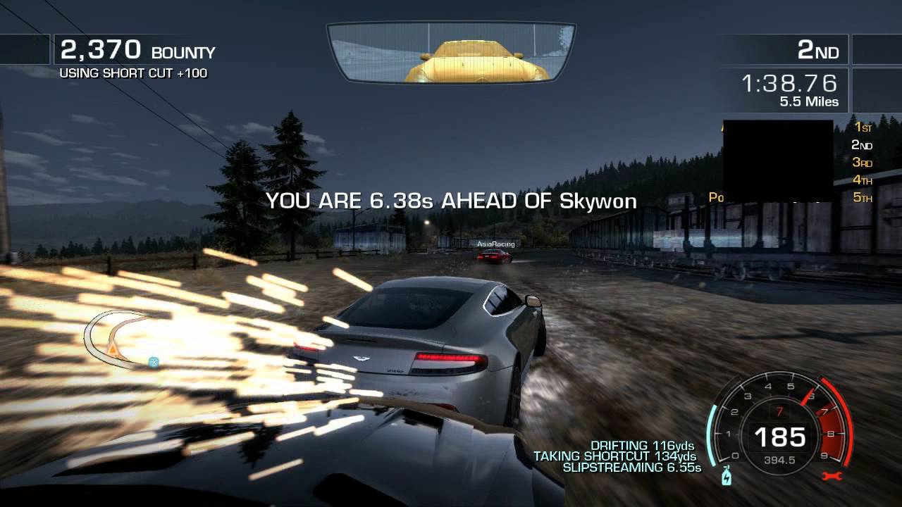 NFS HP3 2010 Online Race, going against SL65 AMG Black with Vantage V12 ...