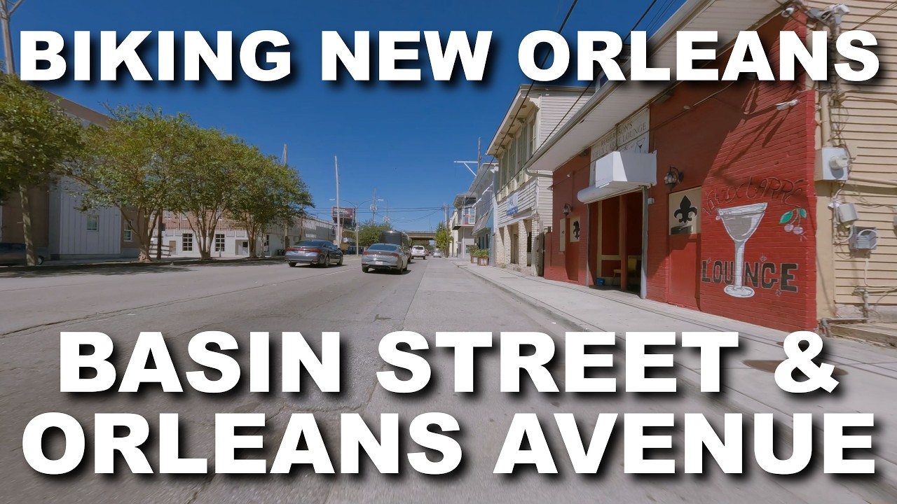 Basin Street and Orleans Avenue : Biking New Orleans - YouTube