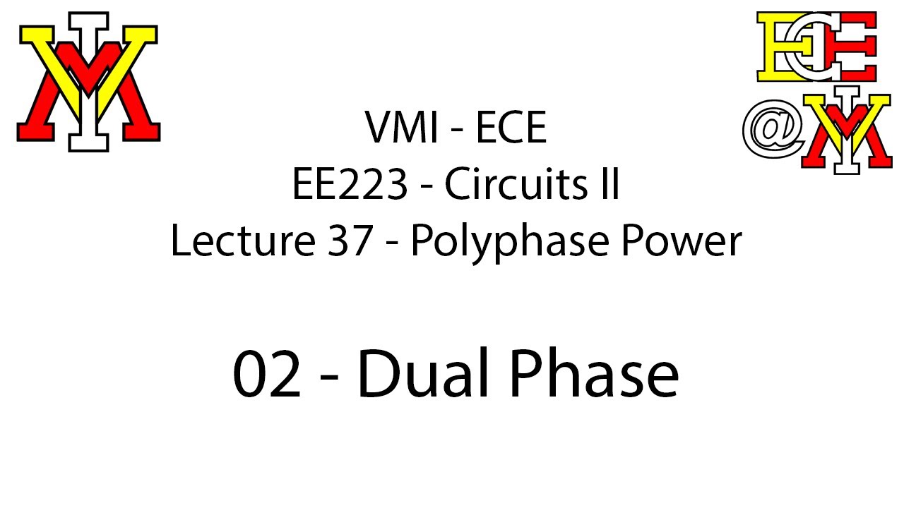 EE223 - 37 Polyphase Power - 02 Dual Phase - YouTube