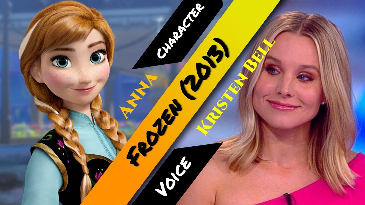 Frozen 2013 Characters And Behind The Voices Youtube