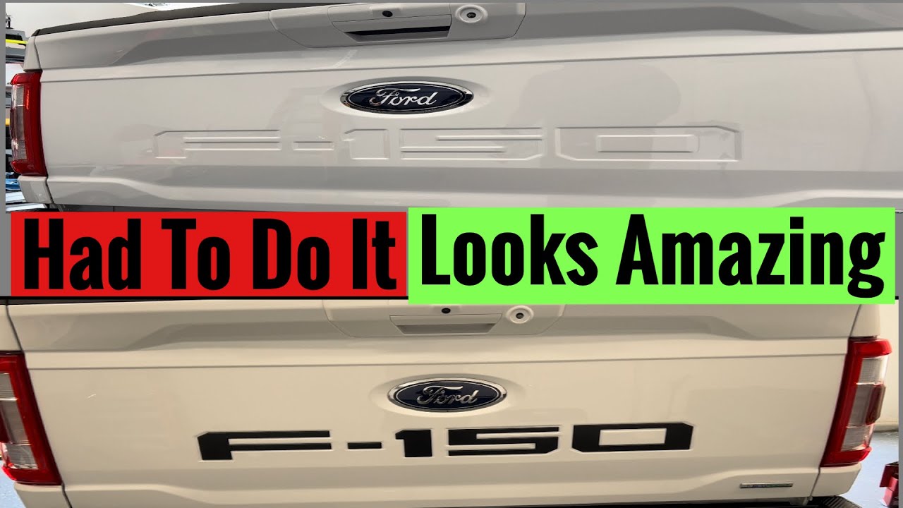 F-150 Tailgate lettering. A must have on ANY TRUCK!!! - YouTube