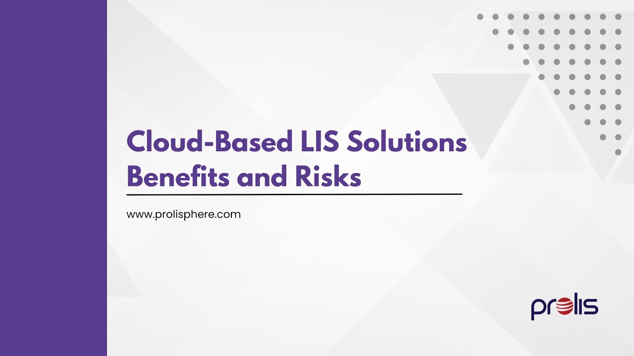 Cloud-Based Laboratory Information System (LIS) Benefits and Risks - YouTube