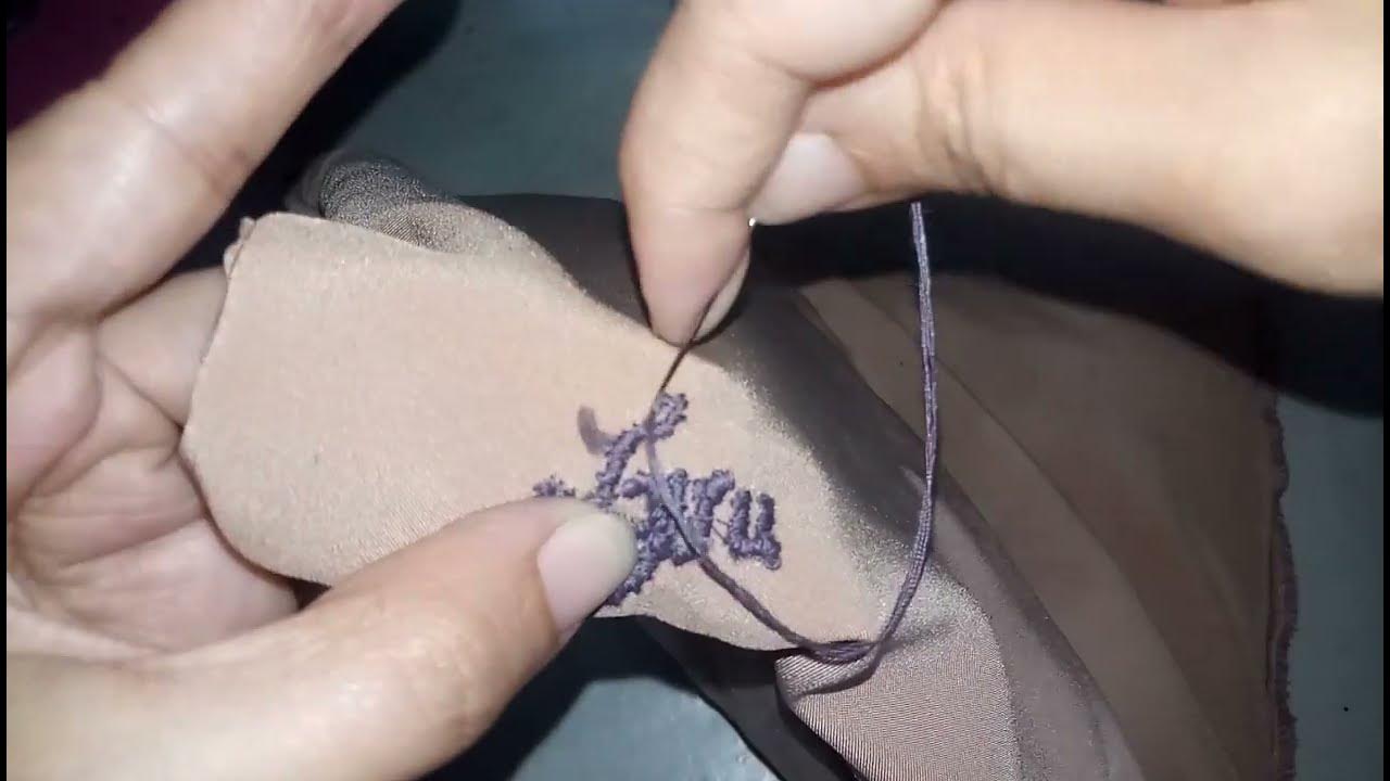 PAGBUBURDA GAMIT ANG SINULID. - YouTube