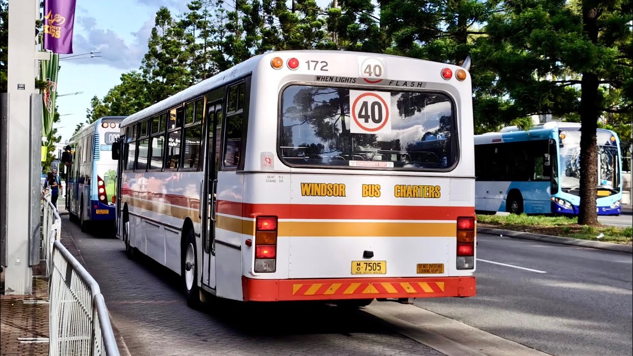 Windsor Bus Charters M/O 7505 - MAN 16.240 Custom Coaches MK83 - YouTube