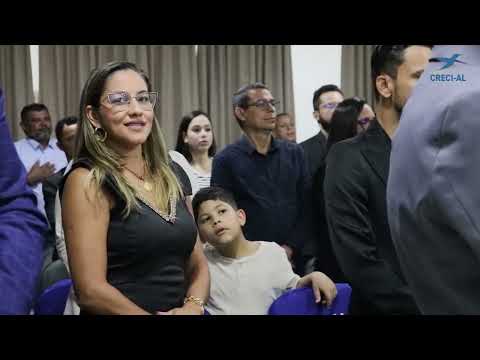 Plenária de entrega de carteira aos corretores do CRECI AL em Arapiraca no dia 17 de abril de 2024