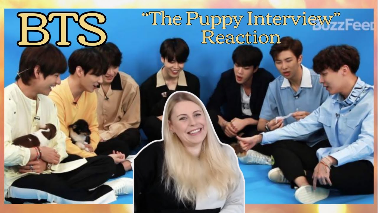 BTS: "The Puppy Interview" Reaction - YouTube