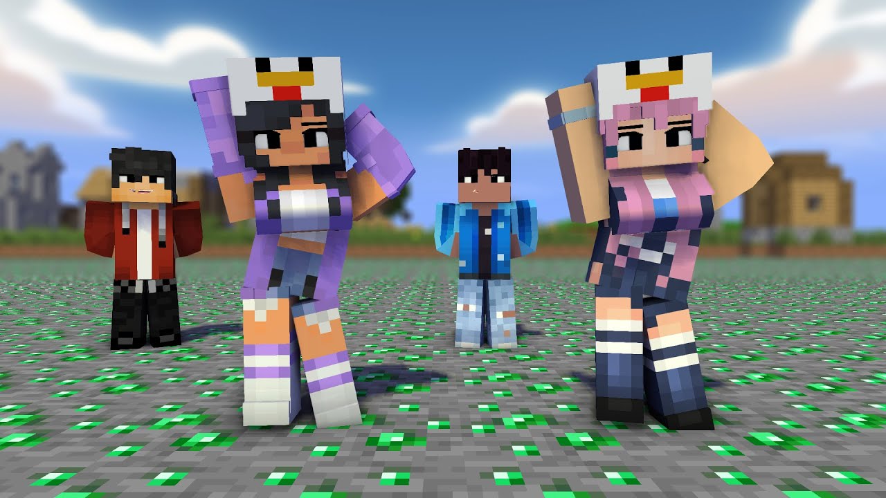 gomy gomy first meet aphmau, ldshadowlady - minecraft animation #shorts ...