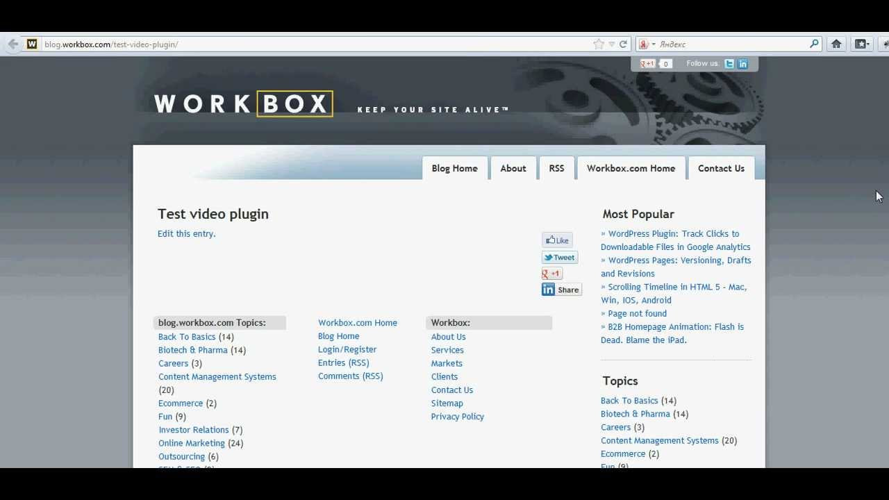 Workbox WordPress Video Plugin for YouTube and Vimeo - YouTube