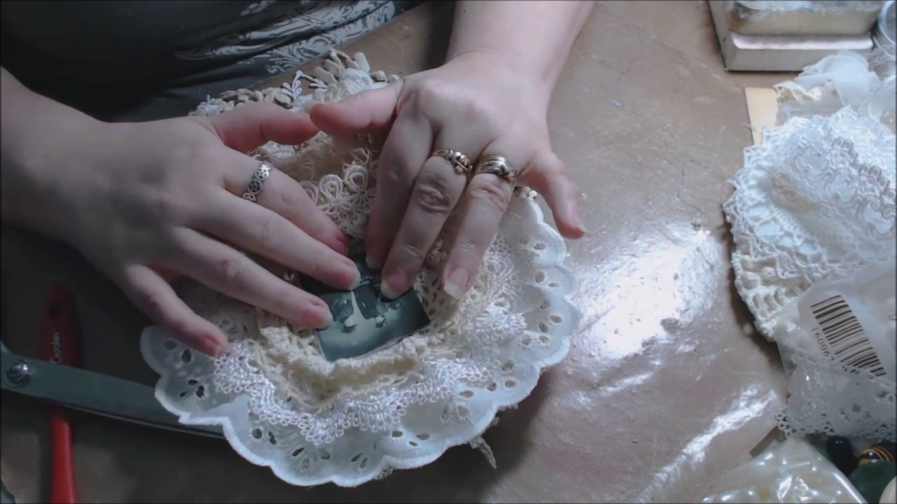 How To Create A Doily Book Pages 5 & 6 - YouTube