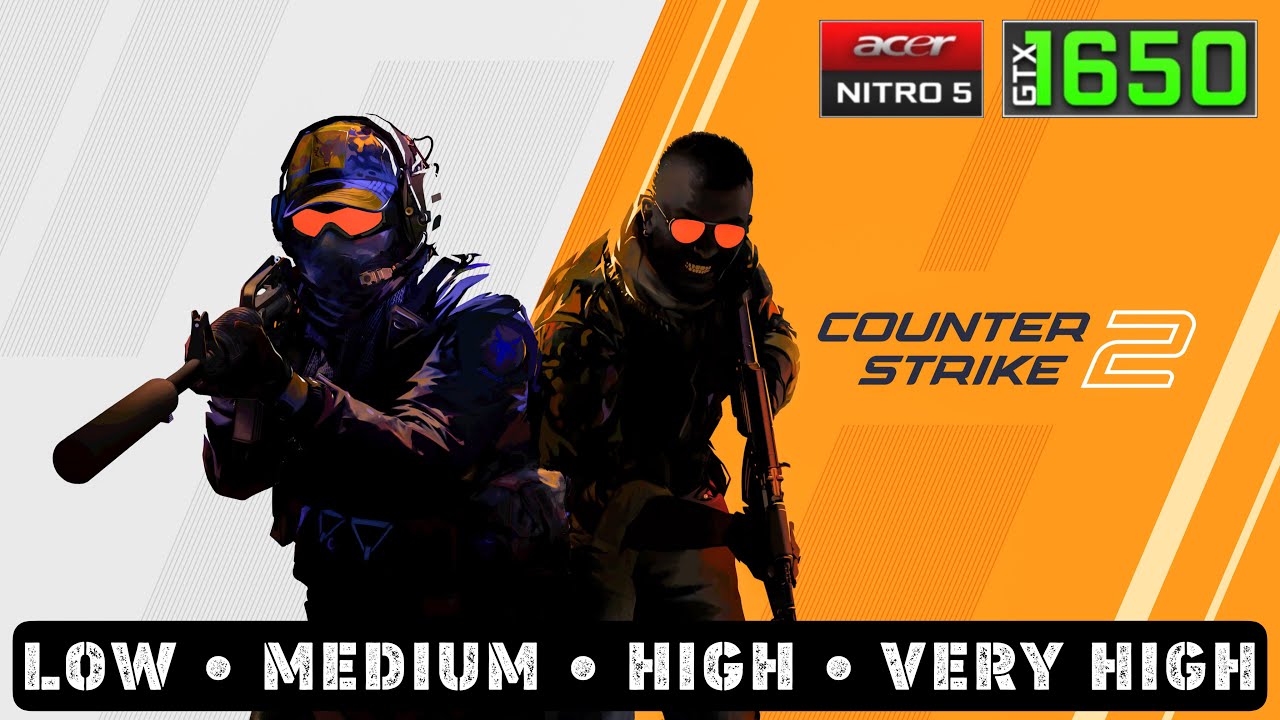 Counter-Strike 2 - GTX 1650 Benchmark | Acer Nitro 5 Gaming Test ...