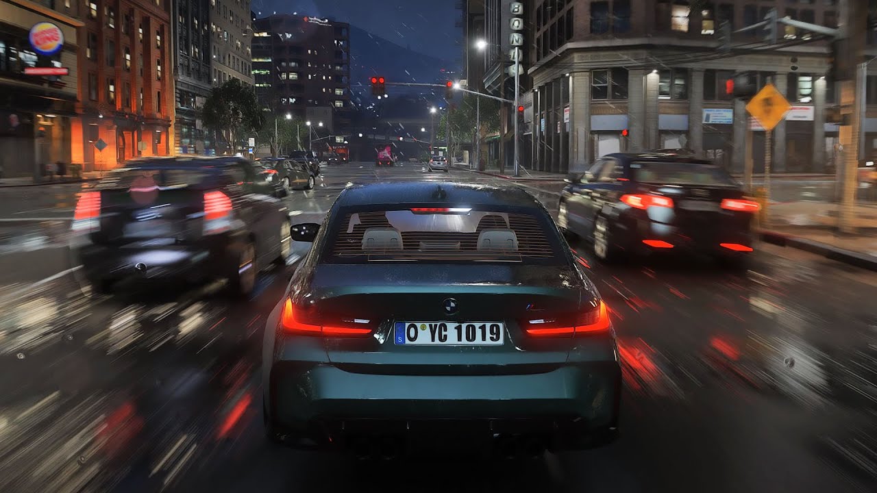 GTA 5 Stunning Graphics Mod And Enhanced Realistic Car Engine sound ...