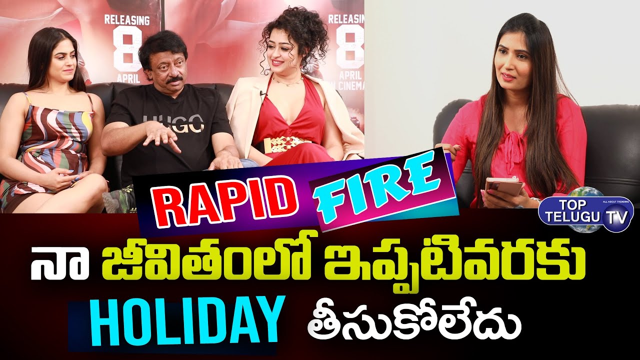 Ram Gopal Varma Crazy Answers in Rapid Fire With Anchor Deepa | Rapid ...