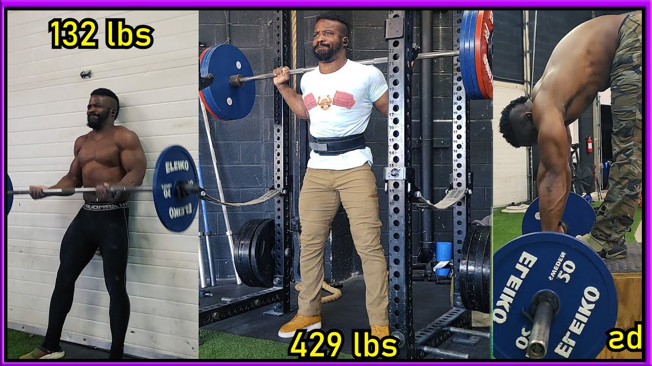 132 lbs Bicep Curl , 132 lbs Jefferson Curl , 429 lbs Squat | SUPERHERO ...