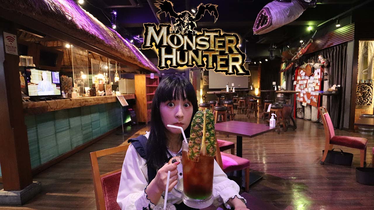 MONSTER HUNTER BAR, o bar/restaurante temático do game em AKIHABARA ...