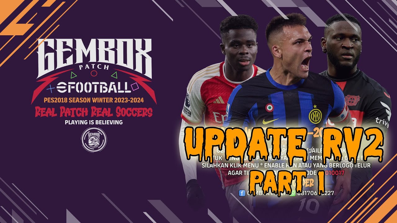 Efootball 2018 ps3 gembox winter REV 2 - YouTube