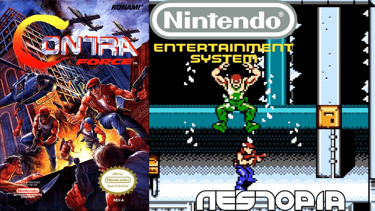 Contra Force (1992) Nintendo Entertainment System (NES) Gameplay in HD ...