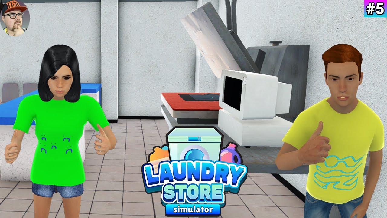 High Quality Custom Shirts! [Laundry Store Simulator #5] - YouTube