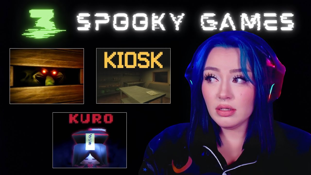 3 SPOOKY GAMES #4 | Let's Play: The True Ingredients, Kiosk, Kuro - YouTube