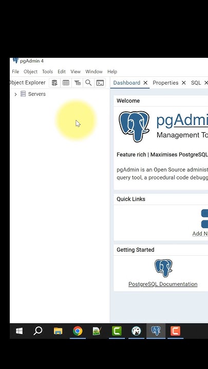 How To Connect Postgresql Server Using Pgadmin Tool Best Postgresql Tutorial Shorts Youtube