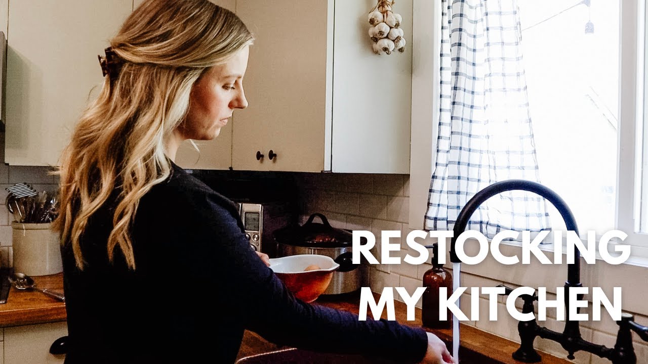 Restocking My Kitchen For The Week Ahead - YouTube
