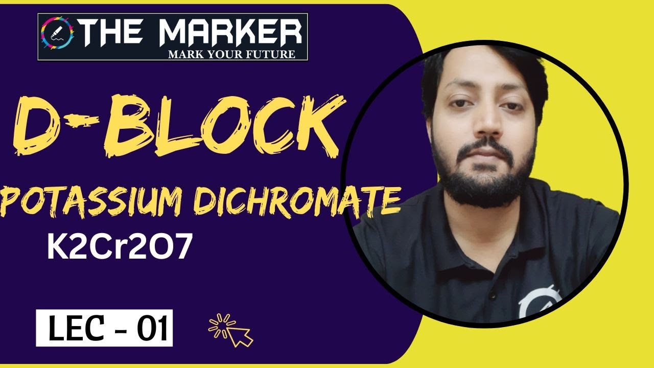 D-Block Elements, K2Cr2O7 (Potassium dichromate) Reaction, Balancing Of ...