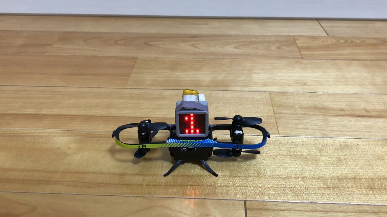 【M5ATOM Matrix】quadcopter【M5ATOM Lite】 - YouTube
