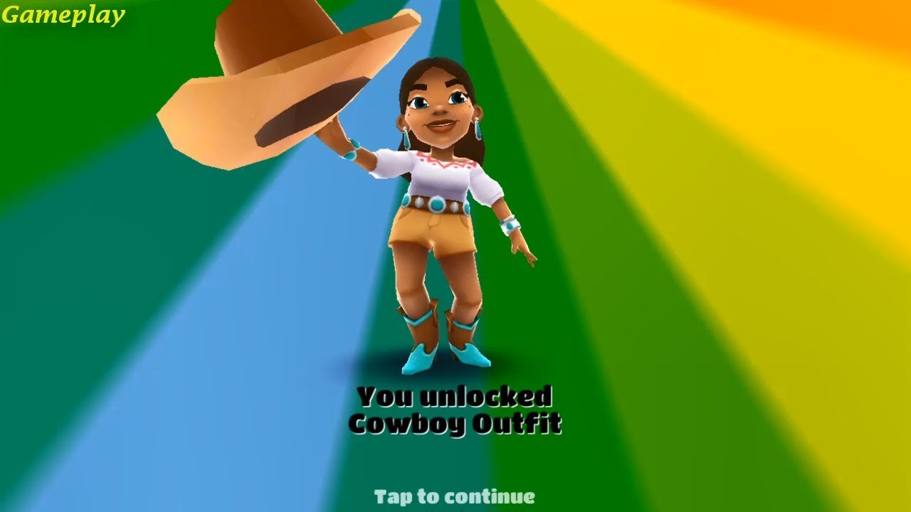 Subway Surfers Houston 2019 New Character Alba Cowboy Outfit Gameplay ...