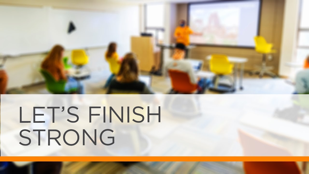 Finish the Semester Strong - YouTube