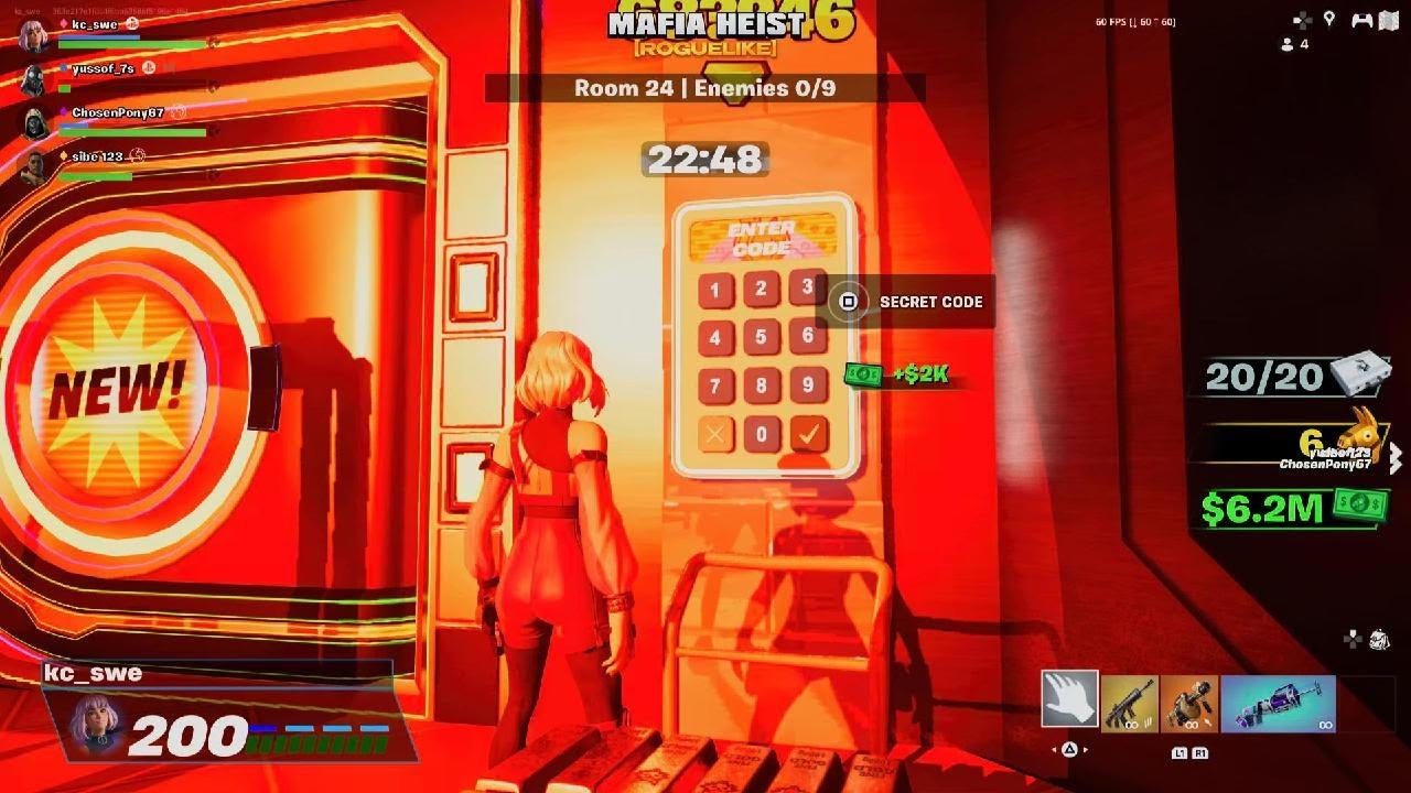 Mafia Heist [Roguelike] New Vault Code - YouTube