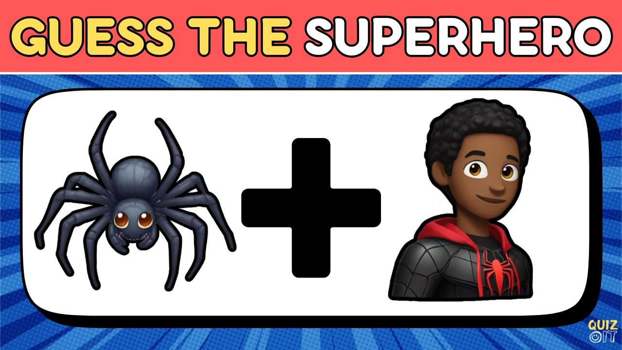 ULTIMATE GUESS THE SUPERHERO BY EMOJI 🦇 // HARD TRIVIA QUIZ - YouTube