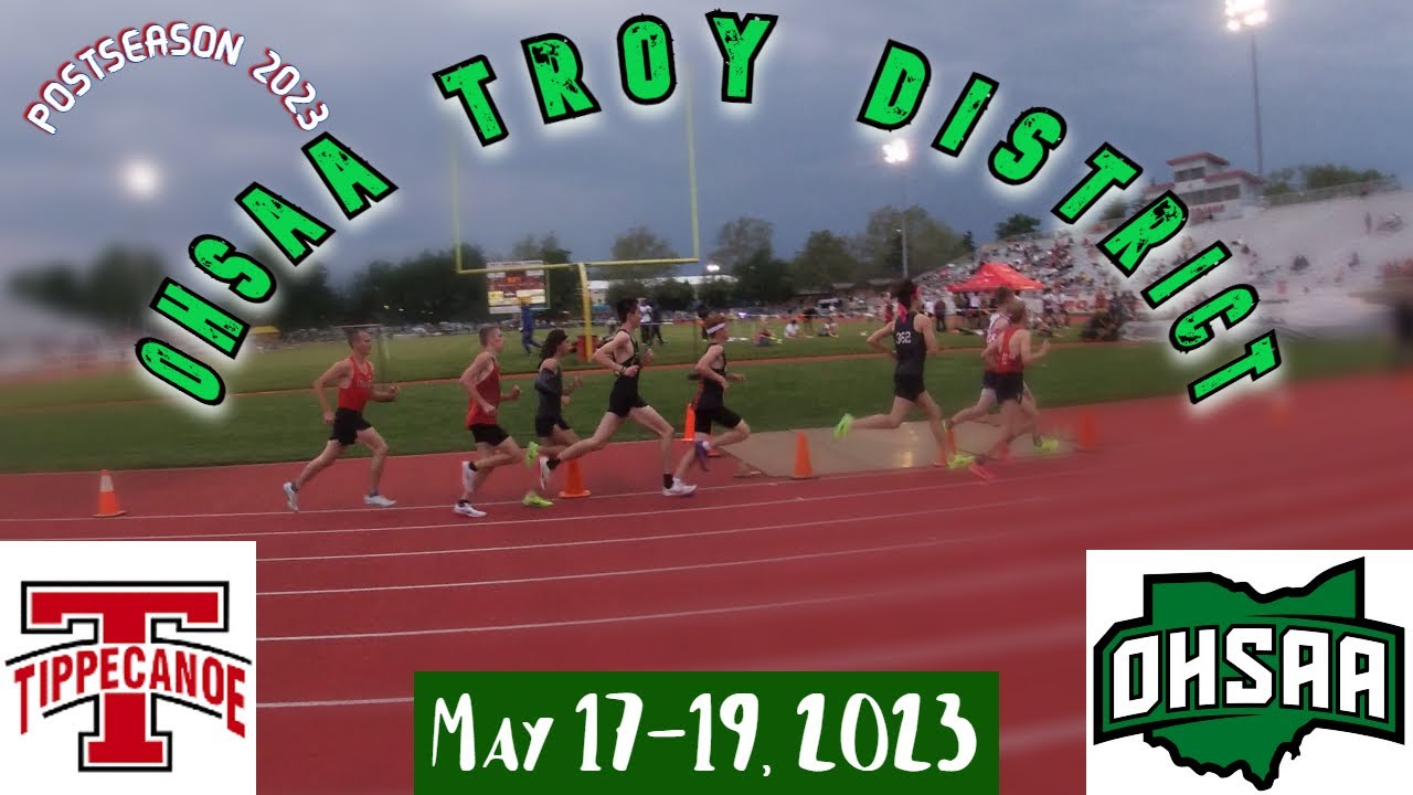 OHSAA Division 1 TF Districts Troy 2023 - YouTube